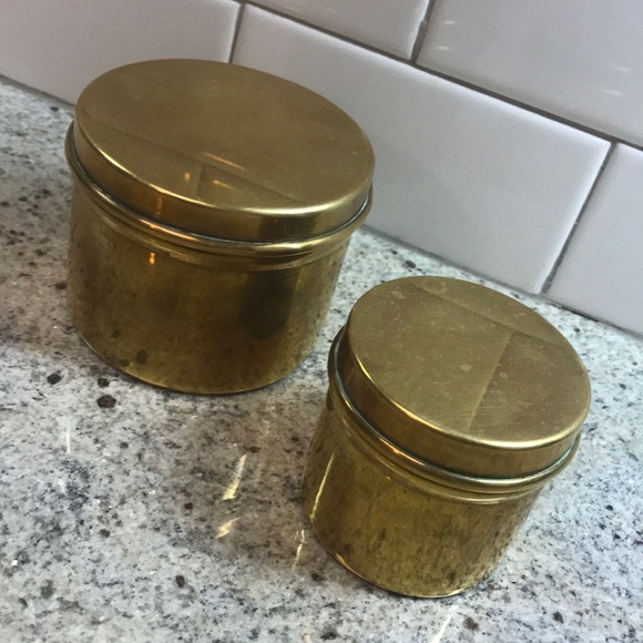 Other | Brass Containers | Poshmark